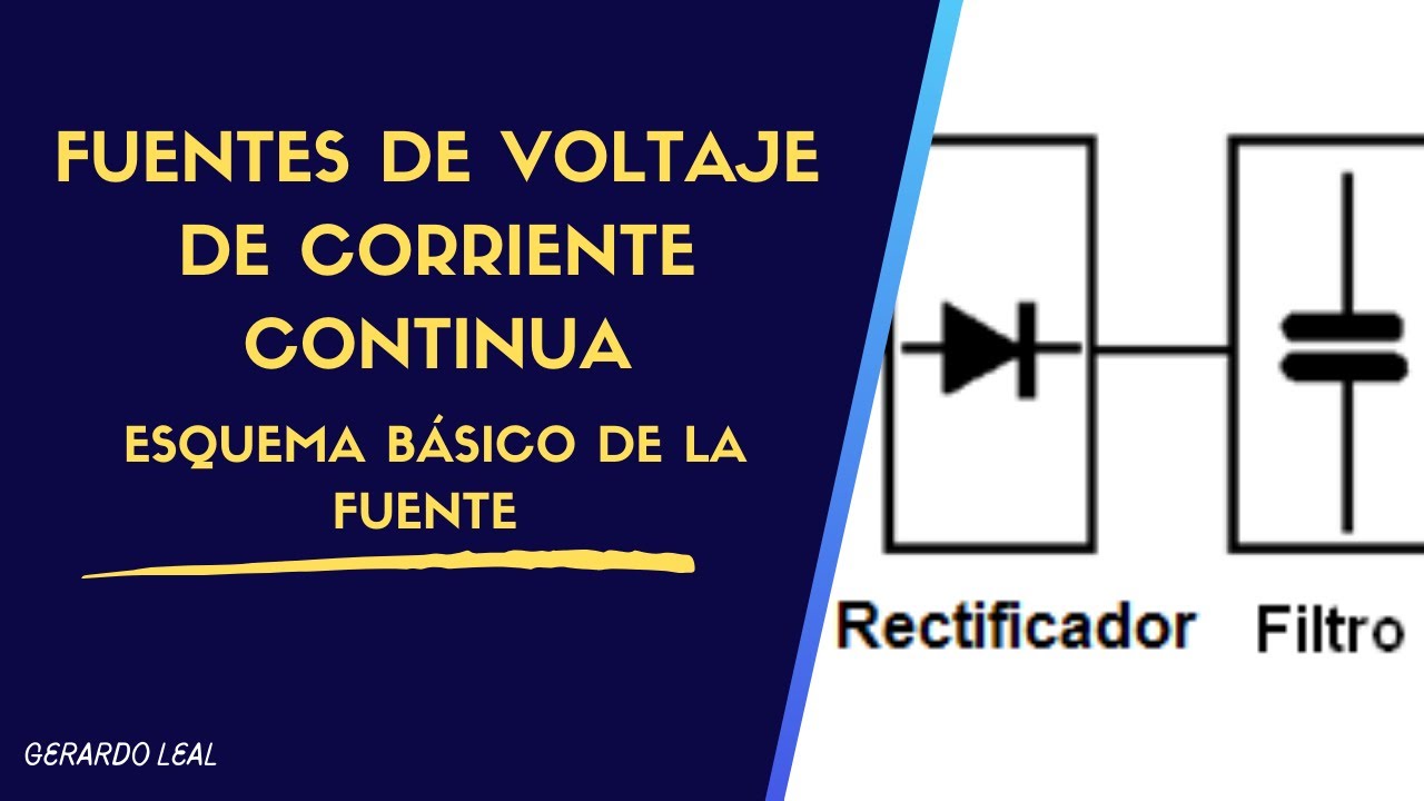 Fuente Regulada de Voltaje de Corriente Continua. - YouTube
