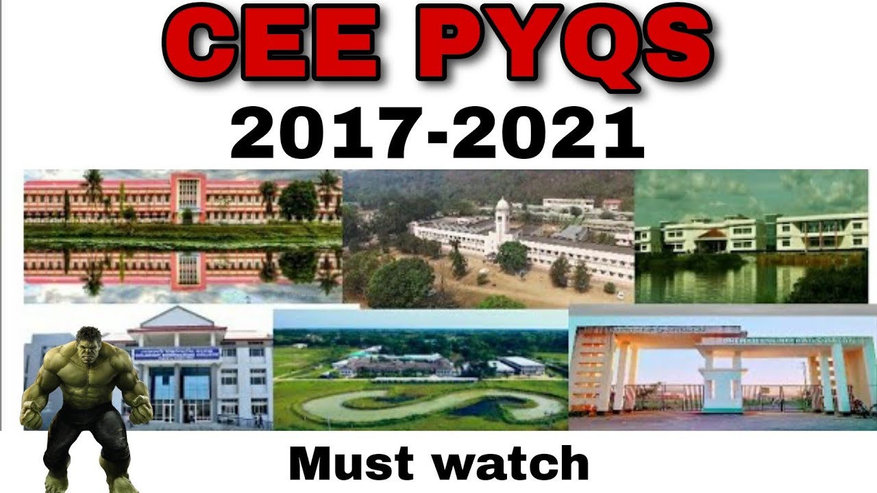 CEE PREVIOUS YEAR QUESTION PAPERS | 2017-2021 | cee pyqs |#cee#aec#jec# ...