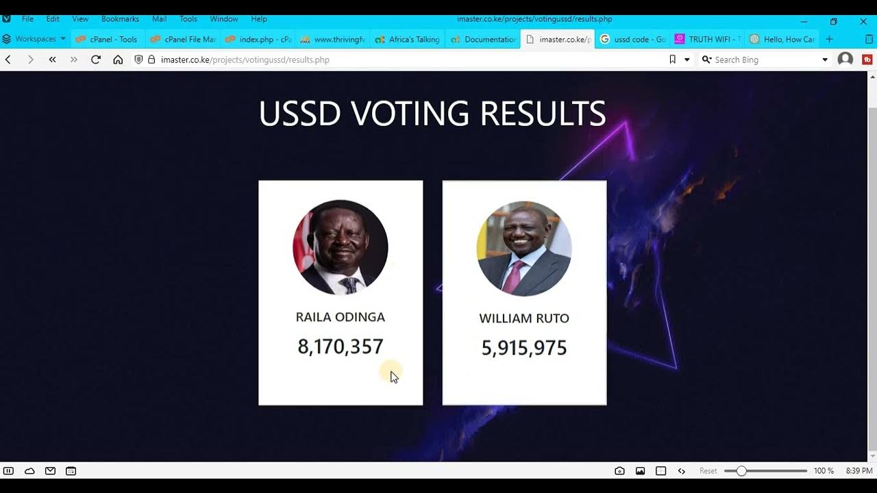 USSD Voting System PHP, Mysql, Html || The alternative for IEBC Kenya - YouTube