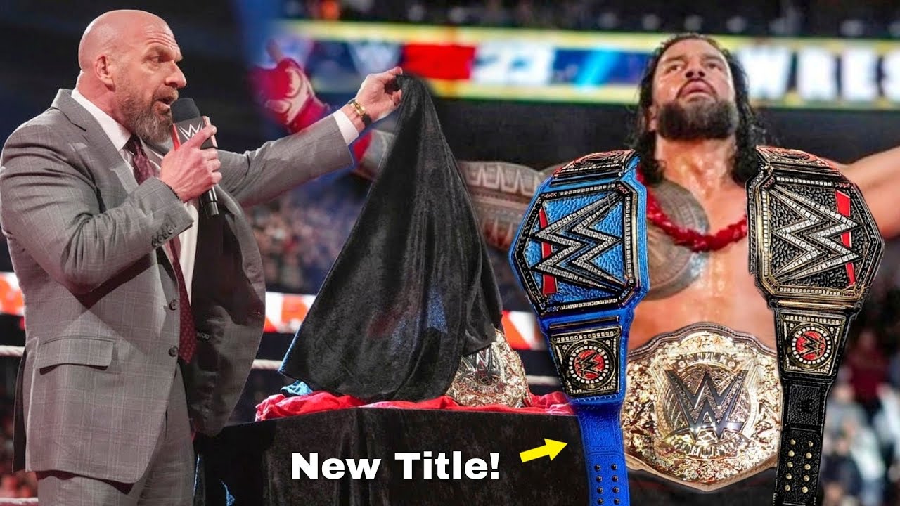 WTF! Roman Reigns Triple Champion..Triple H Unviel New WWE Championship ...