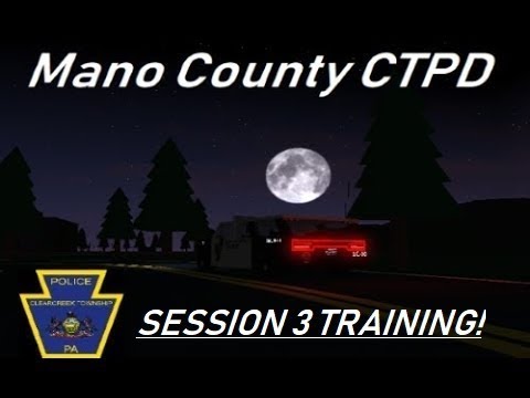 CTPD Session 3 Training Stream! | ROBLOX | Mano County CTPD - YouTube