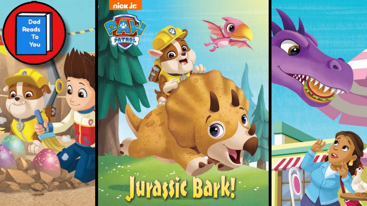 🐾📖PAW PATROL READ ALOUD - Jurassic Bark! - YouTube