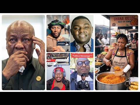 Eeii You’re A L!ar-GH Jollof £xpose Mahama 4 Saying He Doesn’t Know Kevin Tarloy-Ghanafoɔ Shoçked 