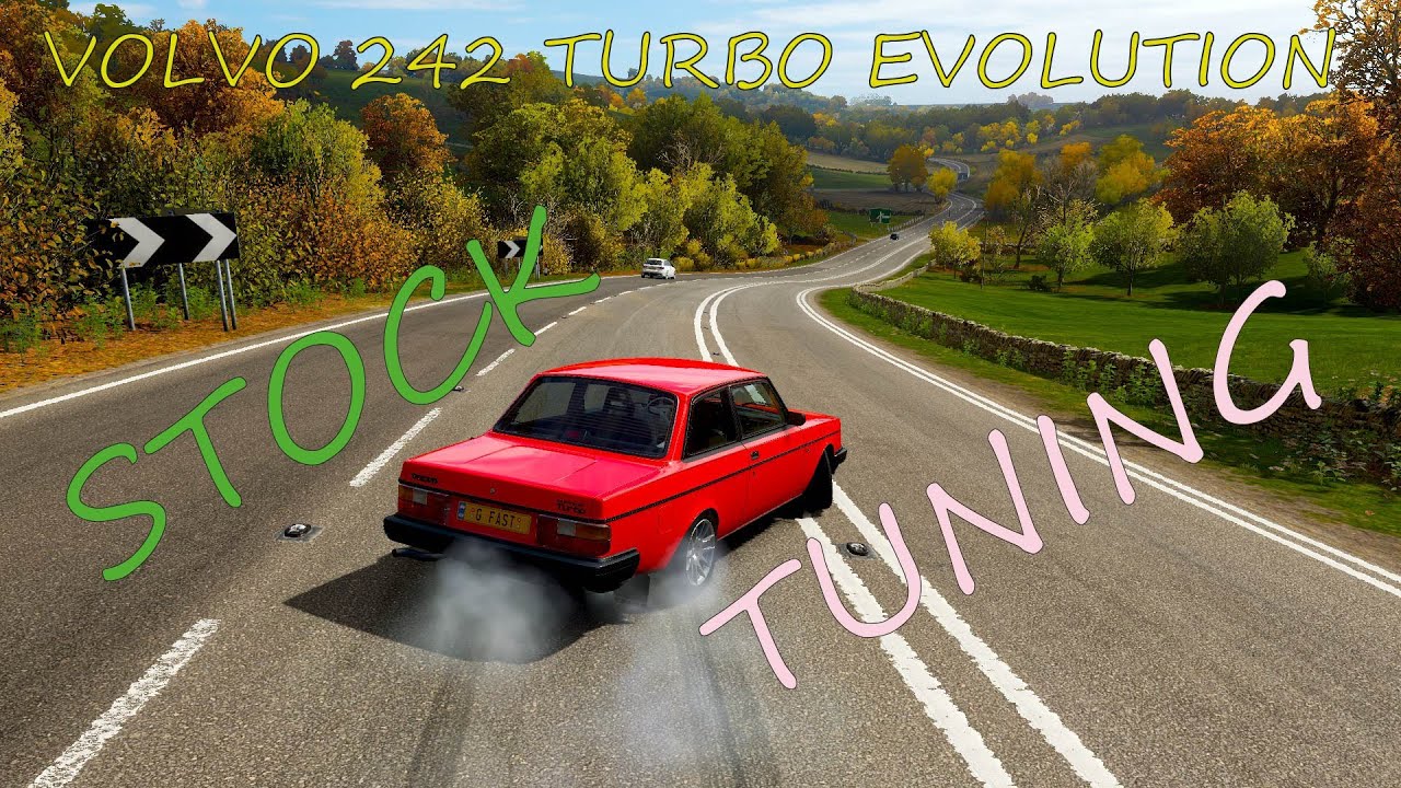 VOLVO 242 TURBO EVOLUTION - Forza Horizon 4 - STOCK/TUNING - YouTube
