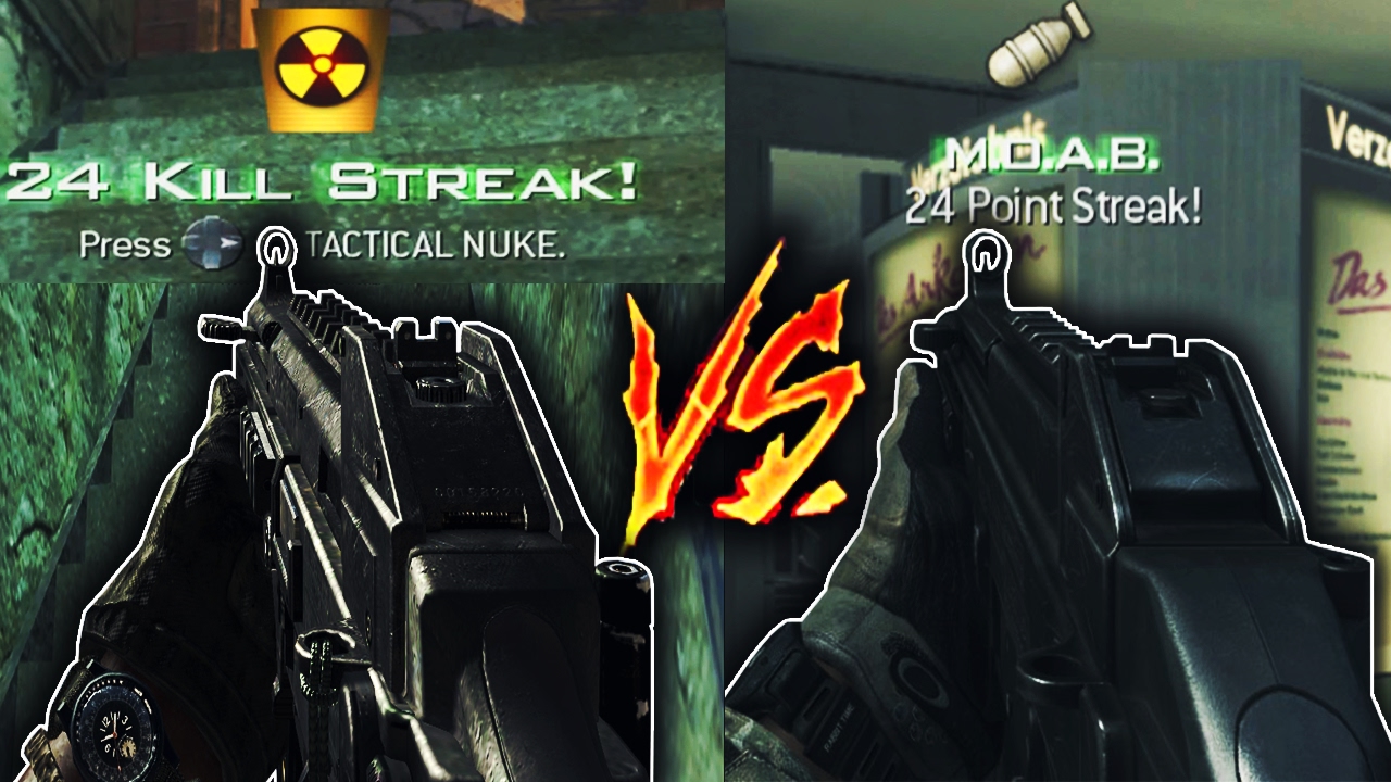 MW2 UMP-45 "Tactical Nuke" Vs. MW3 UMP-45 "M.O.A.B" Call Of Duty Weapon ...