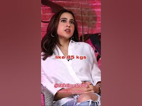 Sara Ali Khan Weight Loss Journey| From 96kg - 45kg | #saraalikhan #beerbiceps #shorts - YouTube