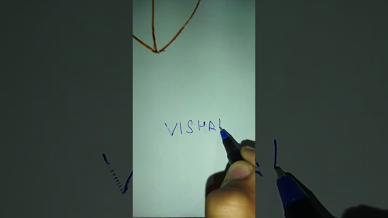Vishal Name Animation