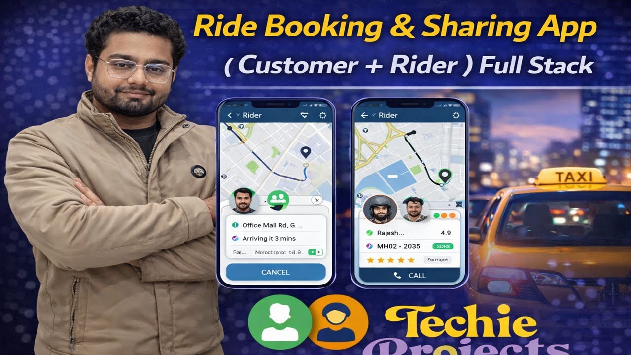 How to make Ride Booking App | Ride Sharing App ( Uber Clone ) - YouTube
