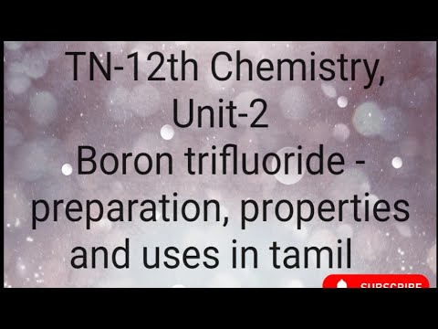 Boron trifluoride - Preparation, properties and uses - YouTube