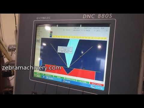 Bystronic 3metre pressbrake for sale Cybelec Dnc 880s control 100ton For sale - YouTube