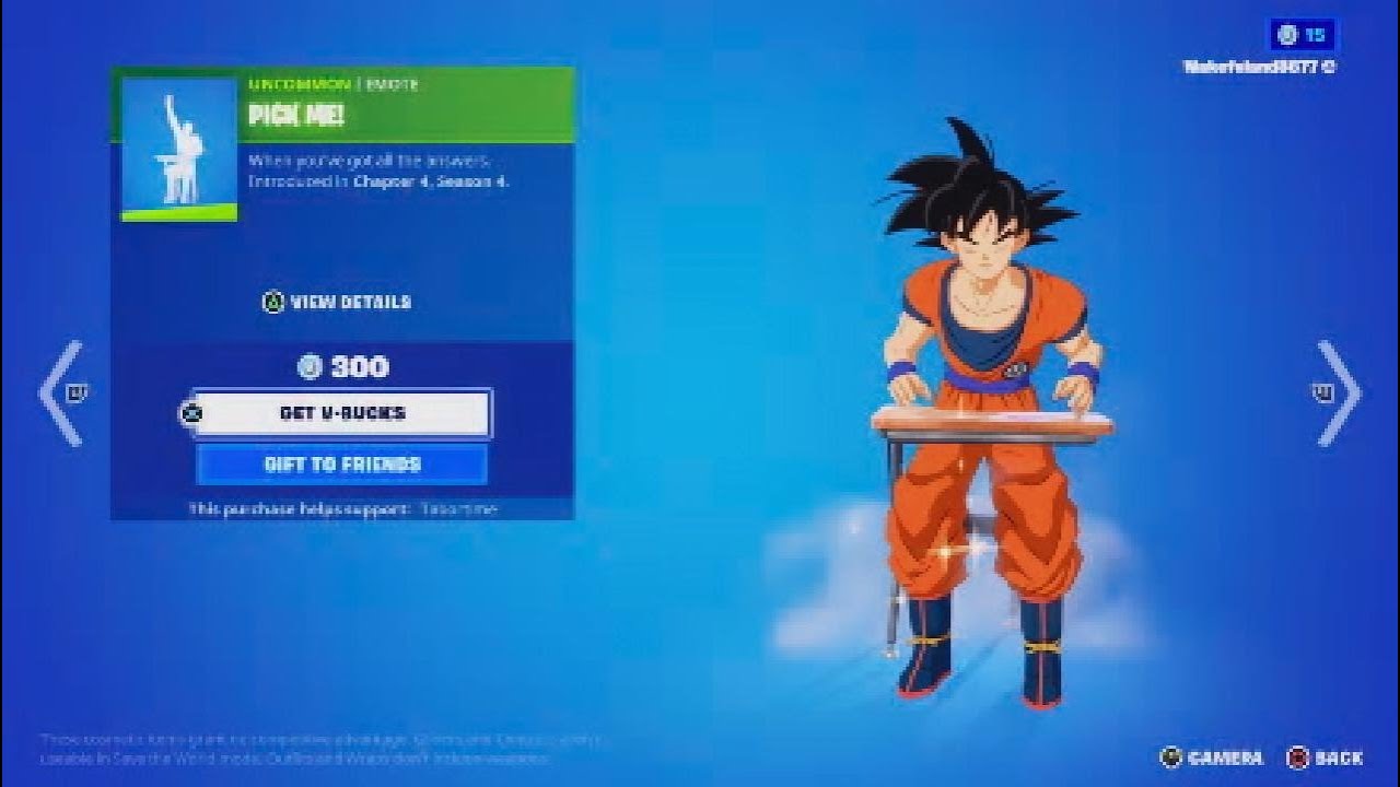Fortnite item shop NEW PICK ME EMOTE (September 24th 2023) - YouTube