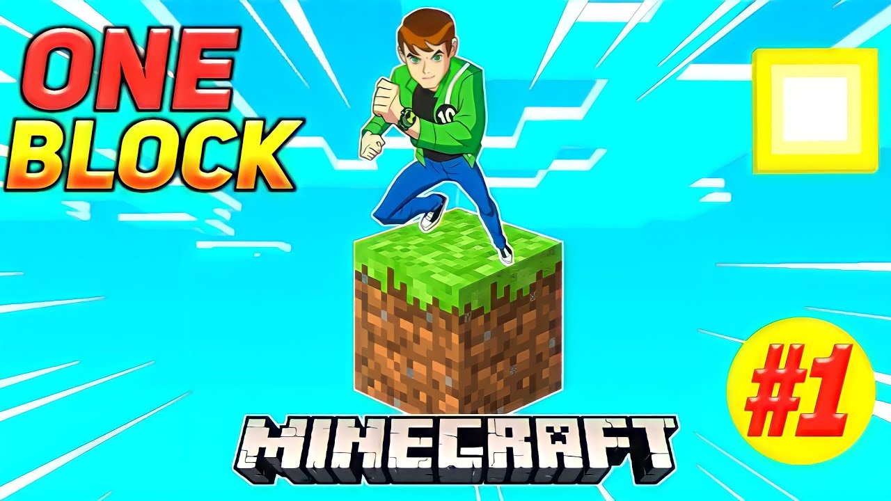 What Happened When Ben Ten Play Minecraft One Block Survival Series ...