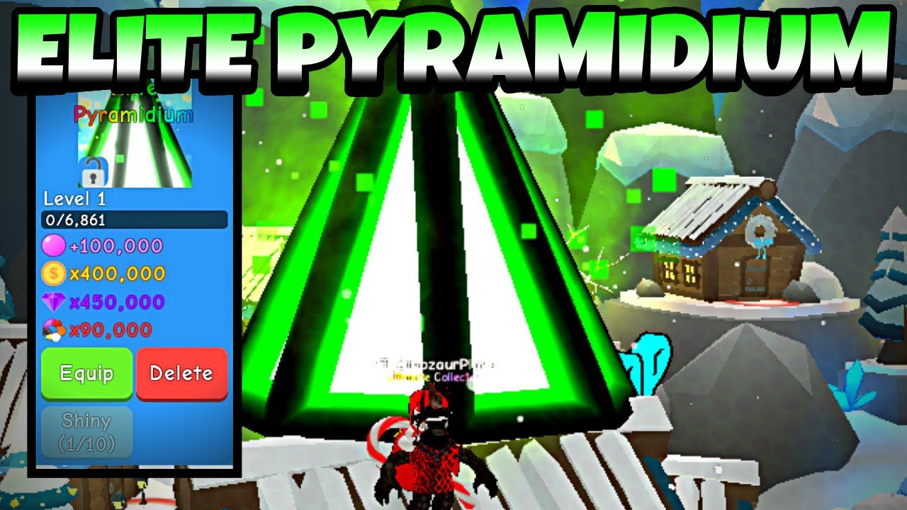SHOWCASING THE NEW ELITE PYRAMIDIUM IN ROBLOX BUBBLE GUM SIMULATOR ...