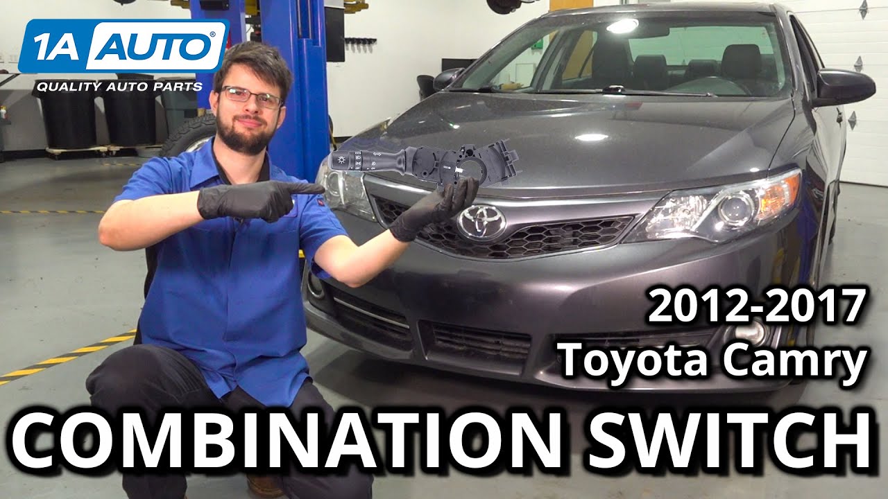 How to Replace Combination Switch 2012-2017 Toyota Camry - YouTube