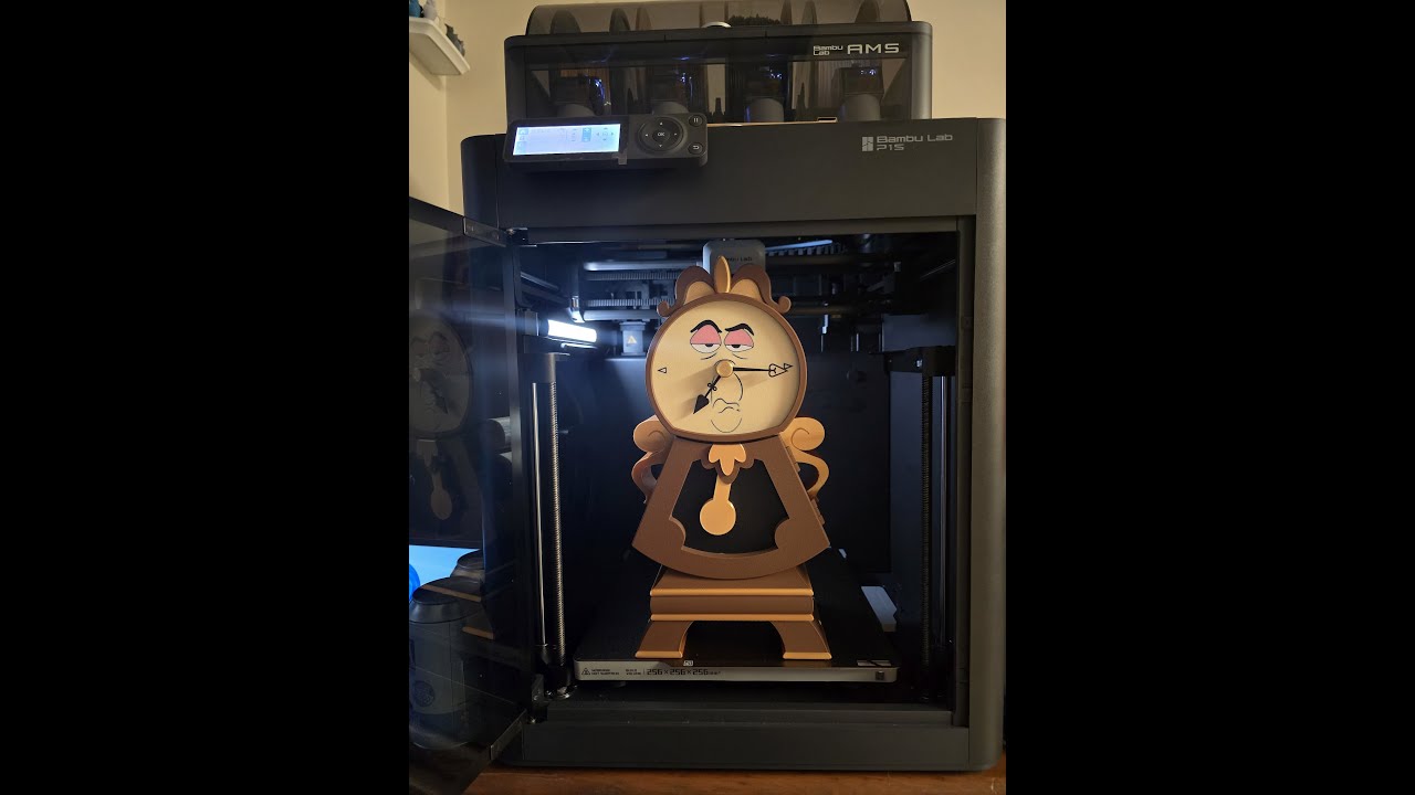 Cogsworth 3D Print - Functional Clock - YouTube