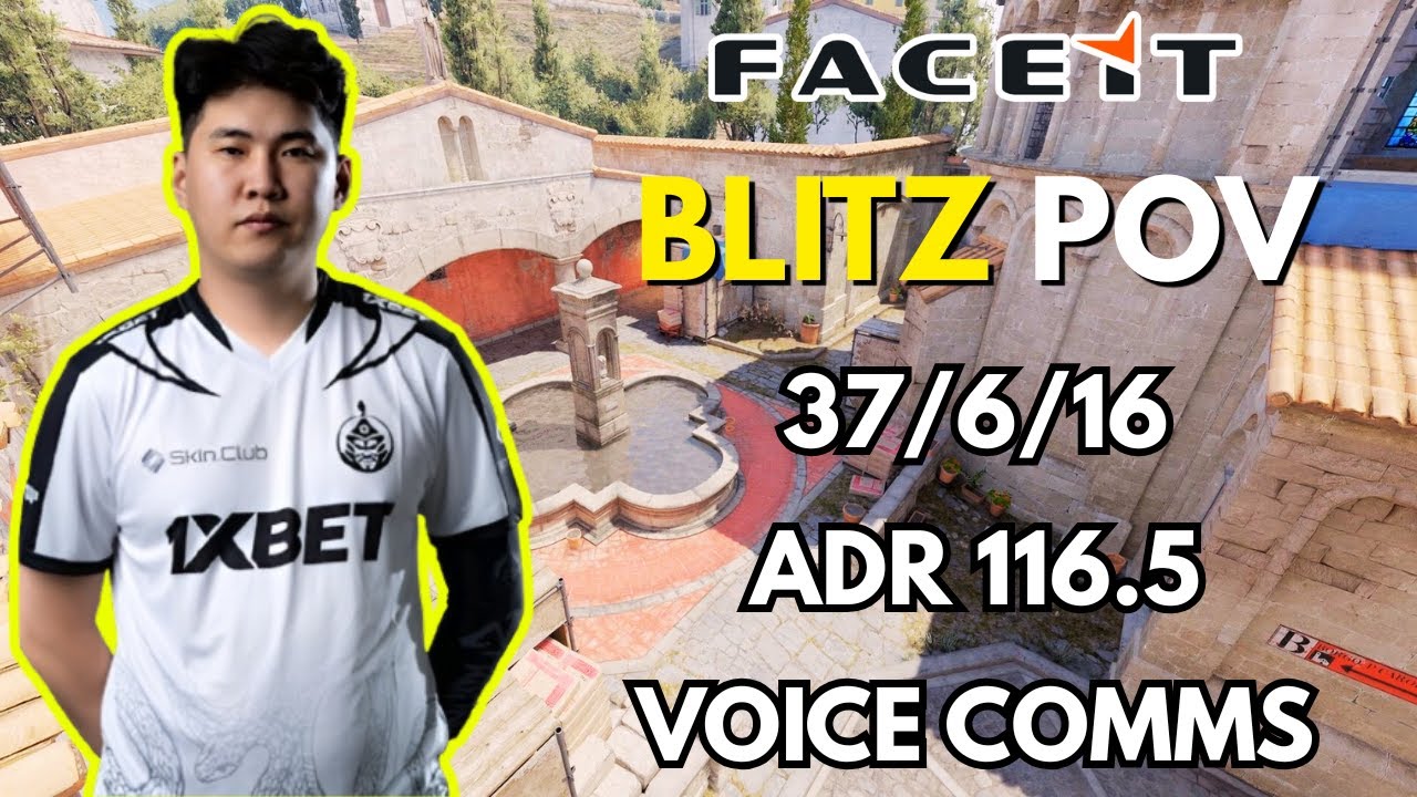 bLitz POV + VOICE COMMS (37/6/16) CS2 FACEIT EU - March 22nd 2025 - YouTube