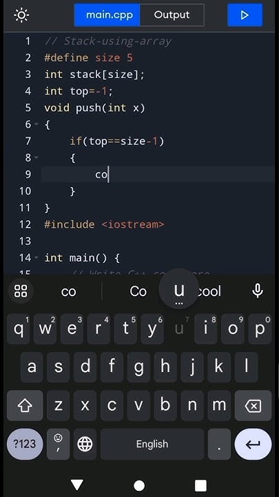 Easy C++ Code for stack using array in Data structure and Algorithm. #easycodingtutorial # ...