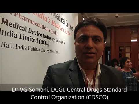 Dr VG Somani, DCGI, CDSCO - YouTube