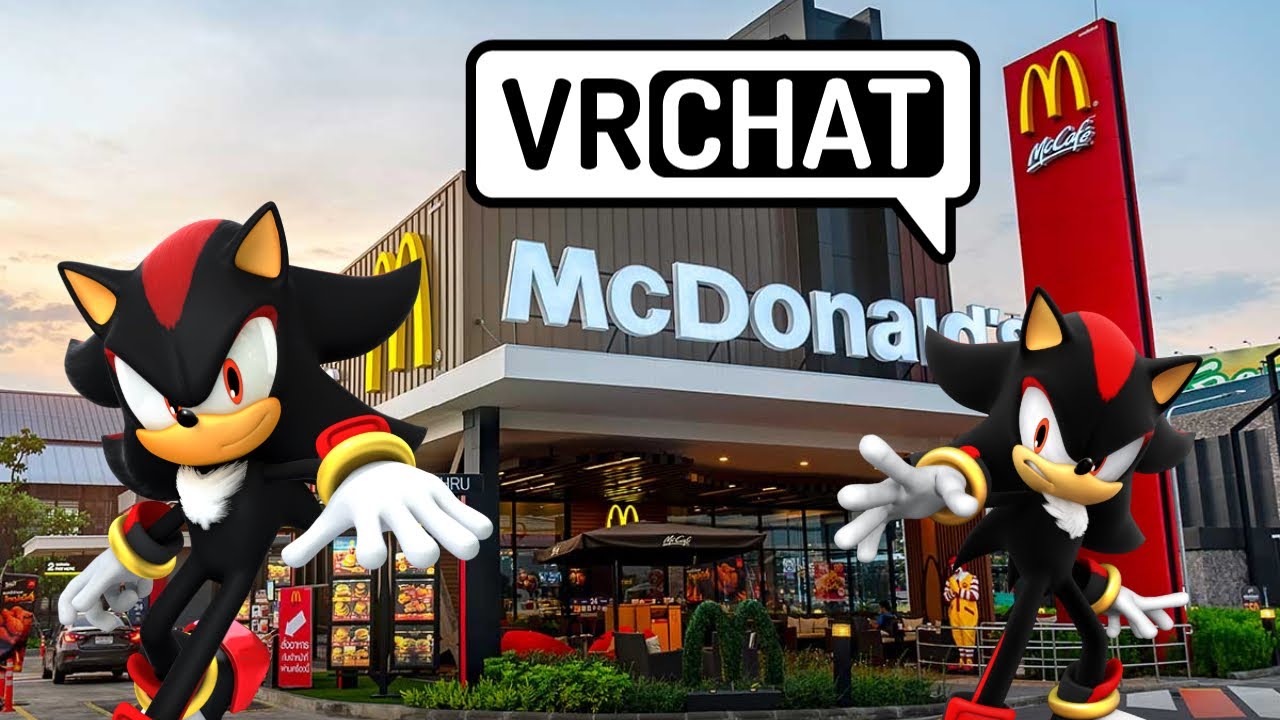 SHADOW TAKES SHADOW JUNIOR TO MCDONALD’S IN VRCHAT! - YouTube