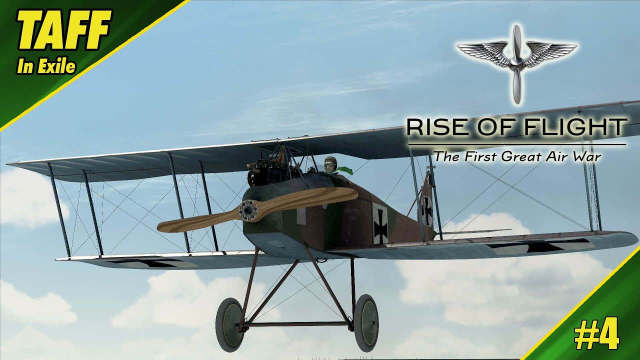 Rise of Flight | Jasta 4 - Halberstadt D.II | Two Seater Escort! - YouTube