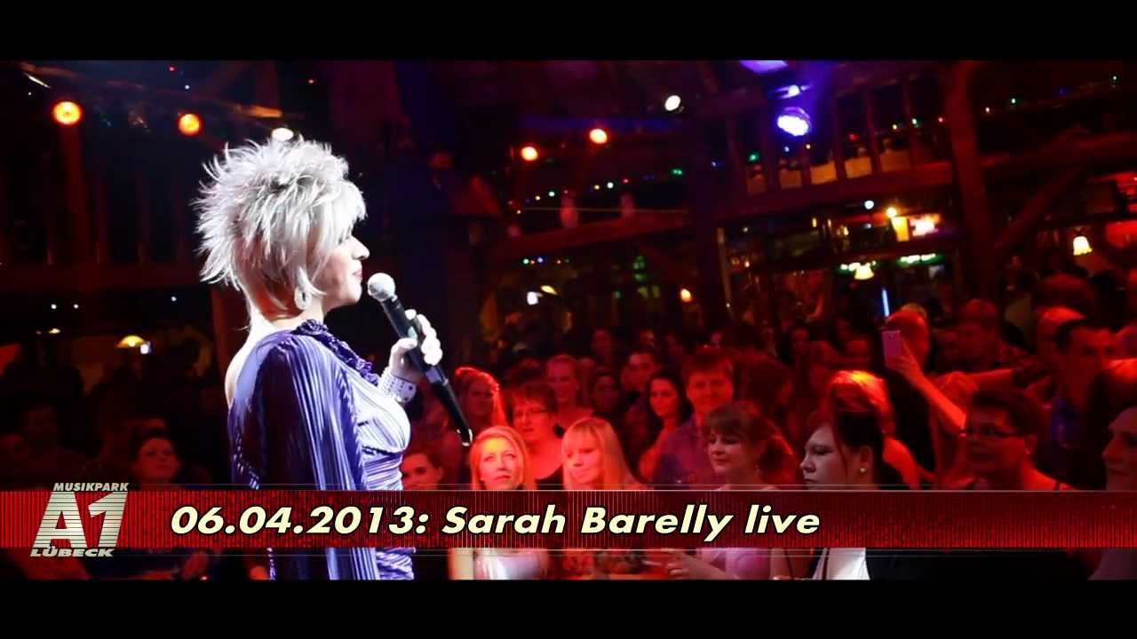 Sarah Barelly live // 06.04.2013 im A1 Musikpark Lübeck - YouTube
