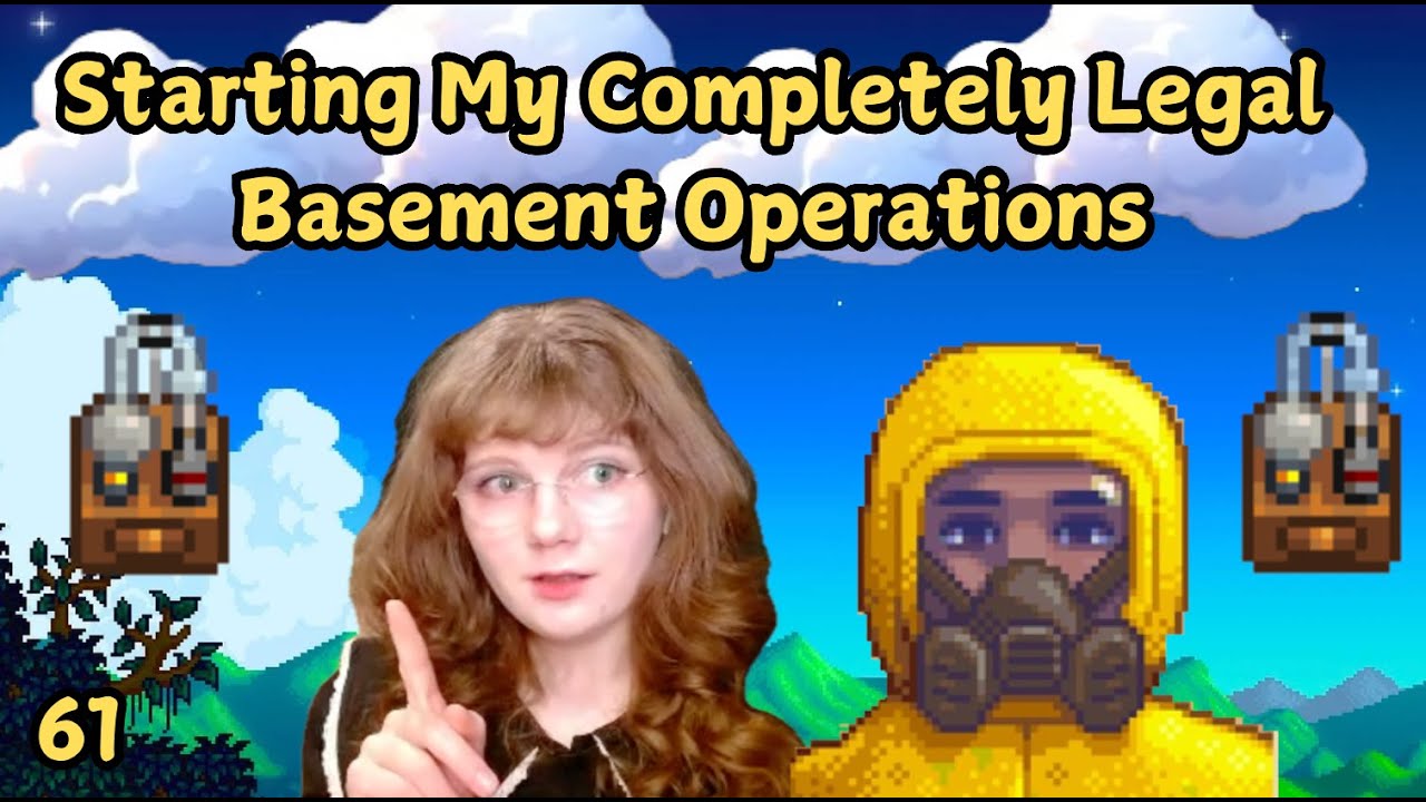 Beginning My *Completely Legal* Basement Operations [Stardew Valley 61] - YouTube