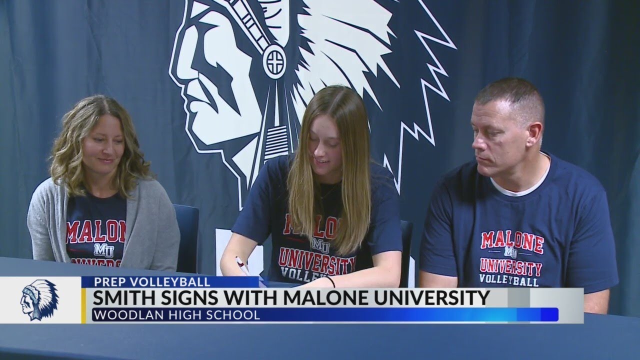 Woodlan's Marissa Smith signs with Malone University for volleyball ...
