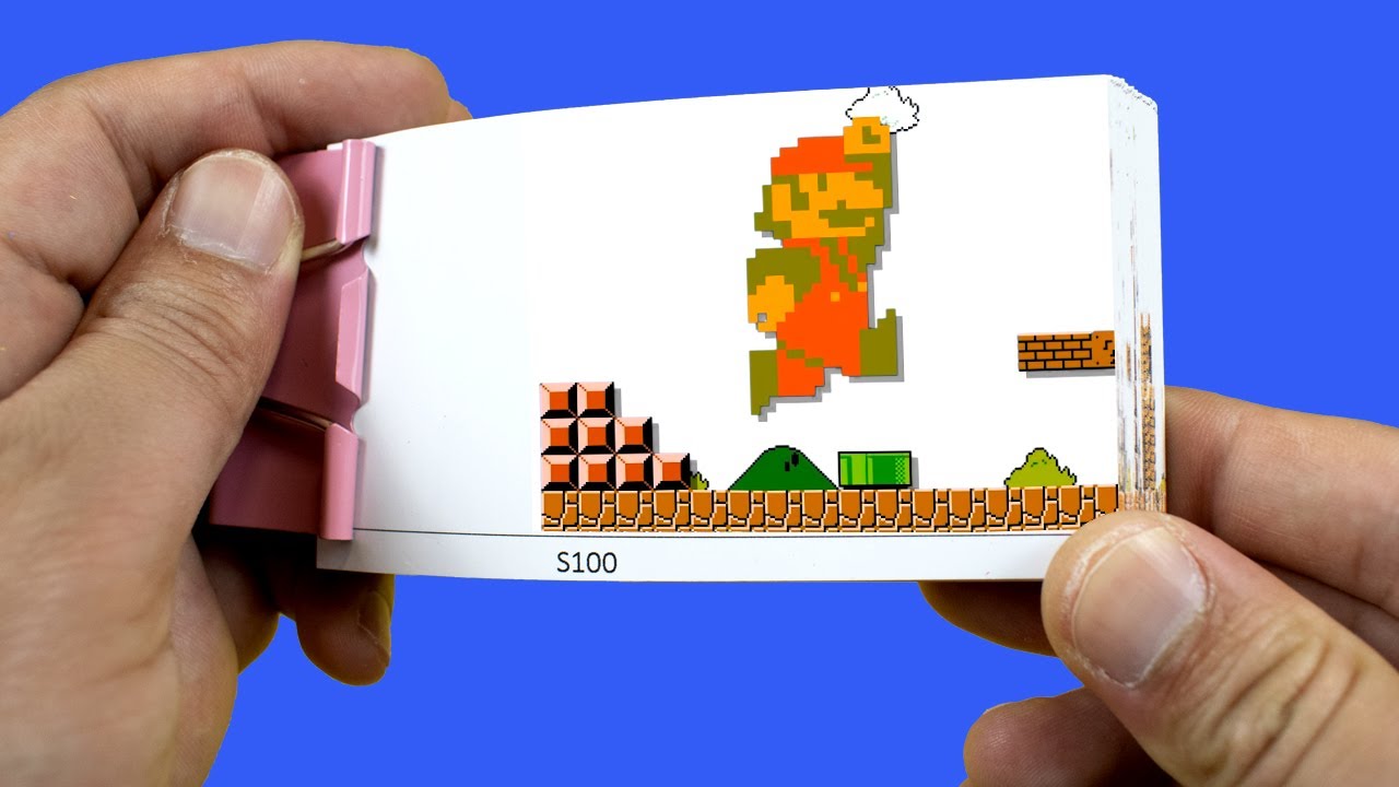 Super Mario-Flip Book Ideas - YouTube