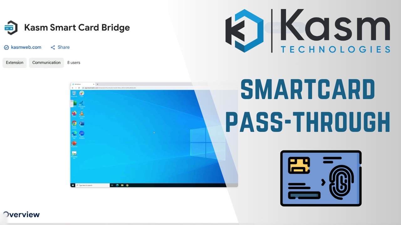 Kasm Workspaces - Smart Card Passthrough to Windows - YouTube