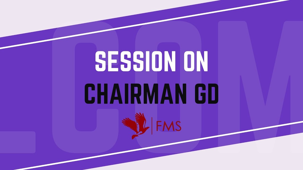 Chairman GD Session - YouTube