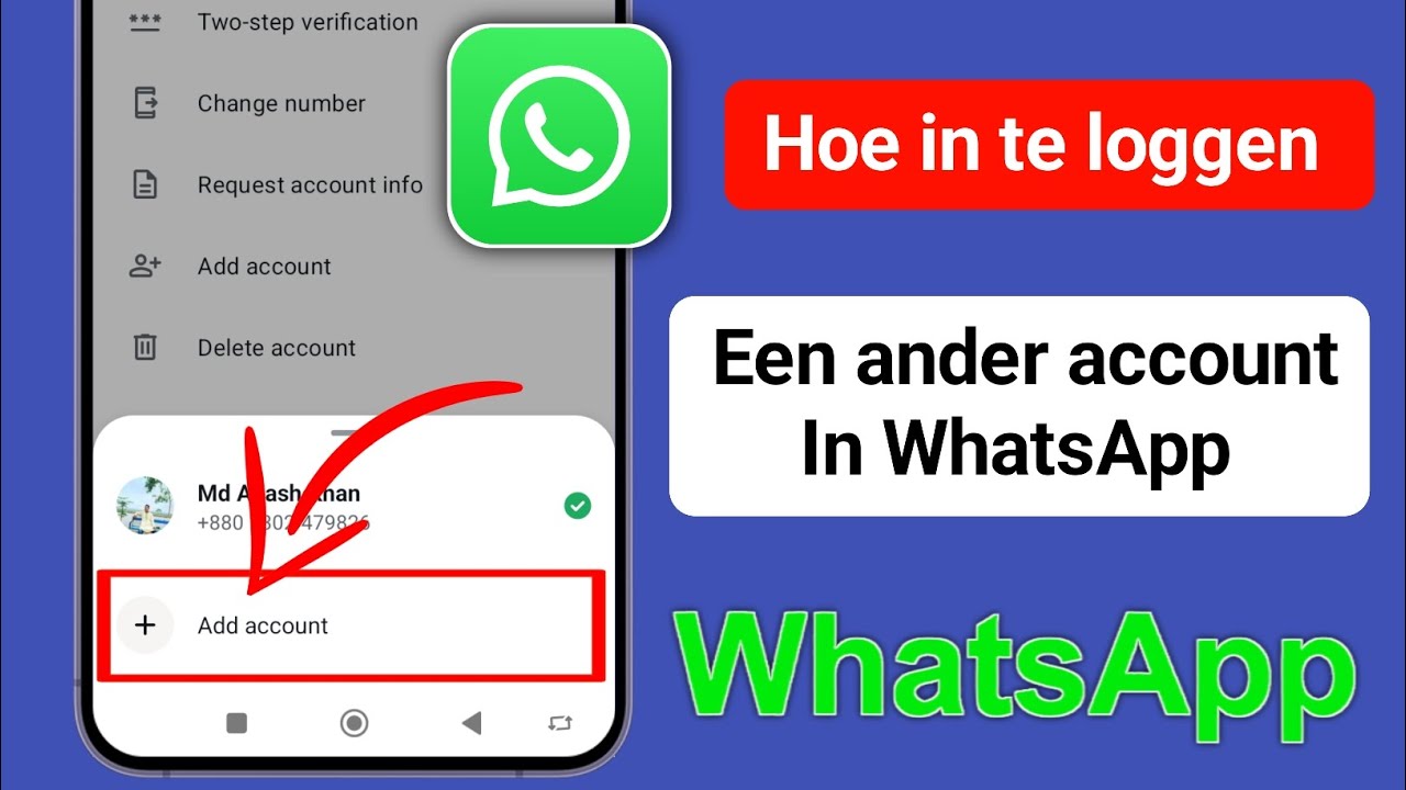 Hoe in te loggen op een ander account in WhatsApp | (Update 2025) - YouTube