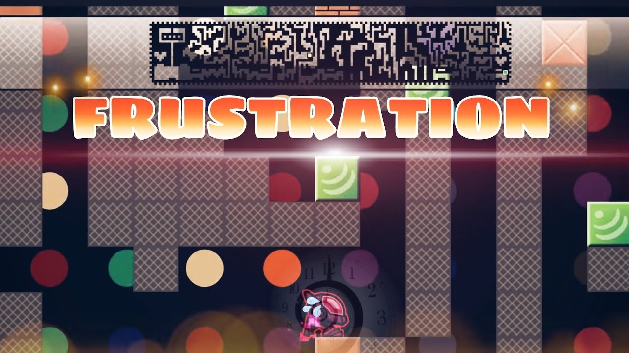 FRUSTRATION by @Jeyzor (first victory in a long time) | Geometry Dash ...