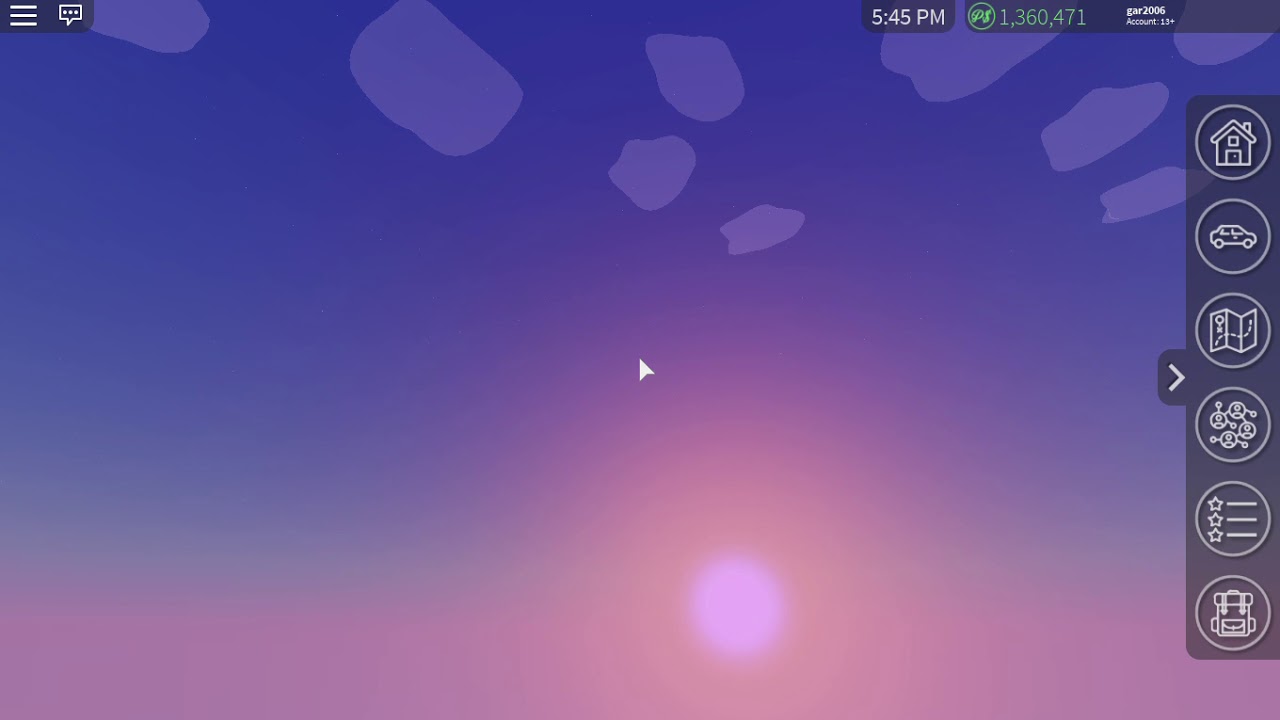 Sunset in roblox - YouTube