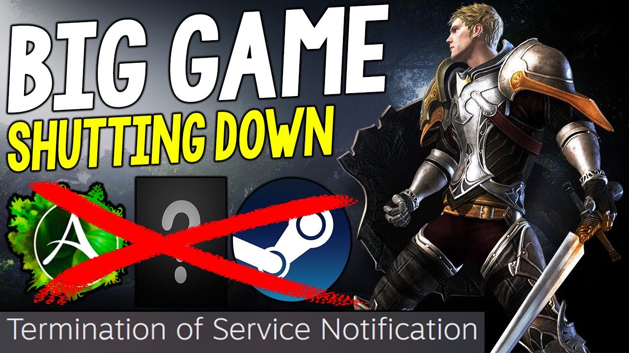 BIG STEAM GAME SHUTTING DOWN FOREVER VERY SOON! - YouTube
