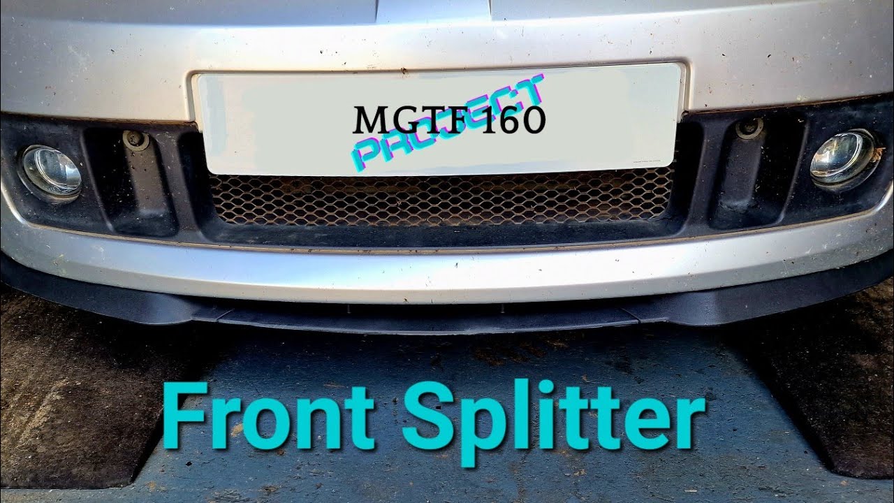 MGTF 160 - Front Splitter - YouTube