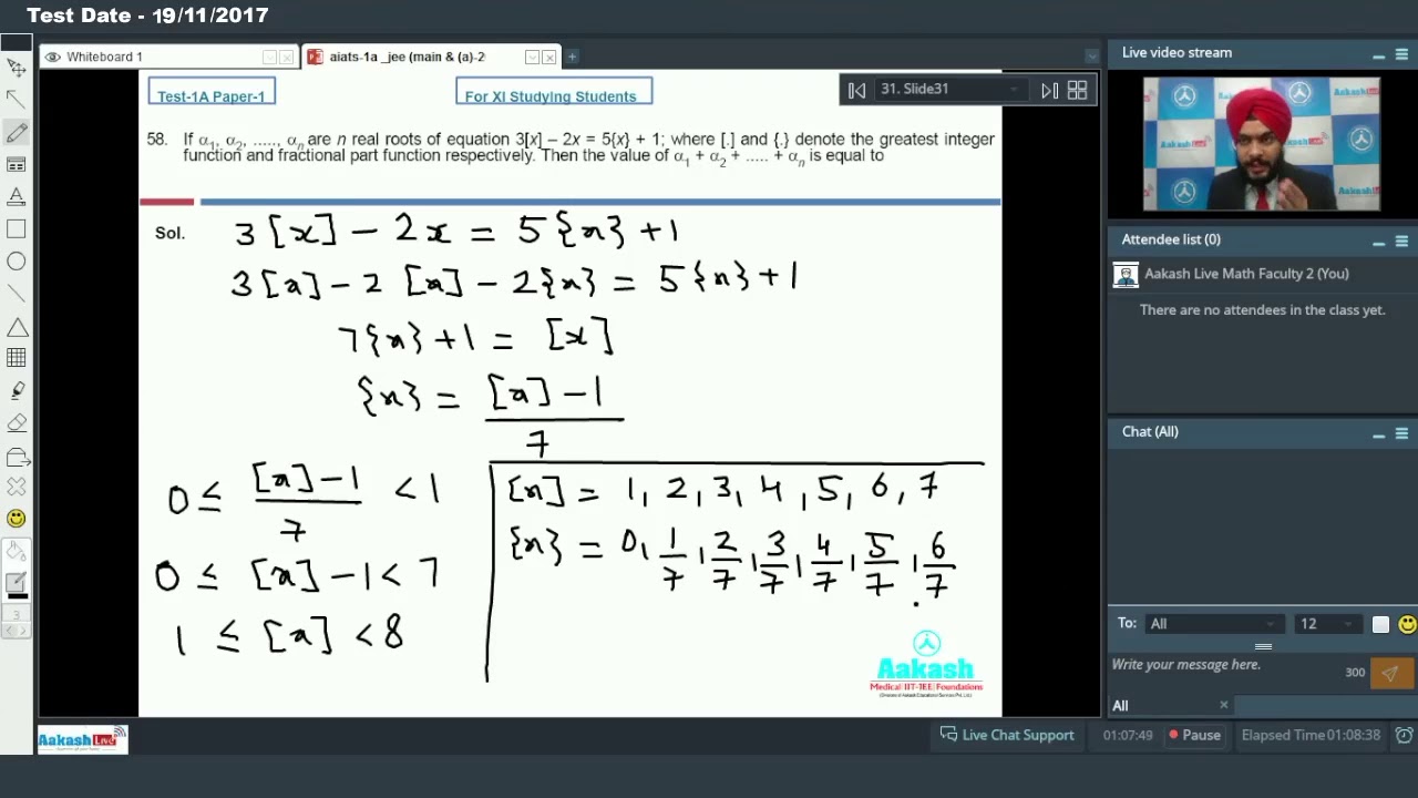 AIATS TEST 1 PAPER 1 MATHEMATICS For Class XI Studying JEE ADVANCED aiats-test-1-paper-1-mathematics-for-class-xi-studying-jee-advanced