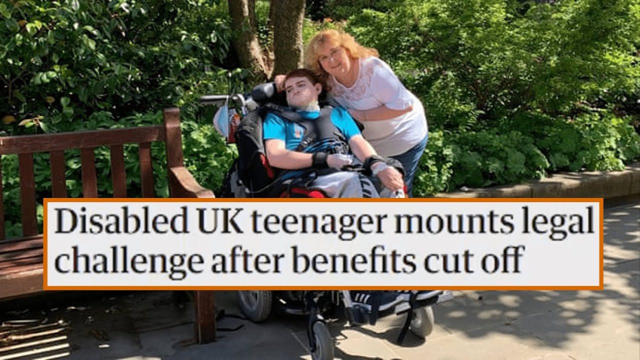 Disabled teen mounts legal challenge - YouTube