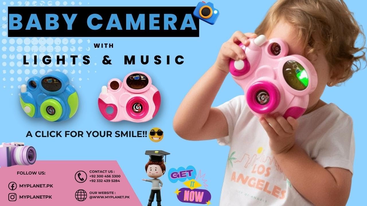 Chimstar Baby Camera with Lights And Music - YouTube