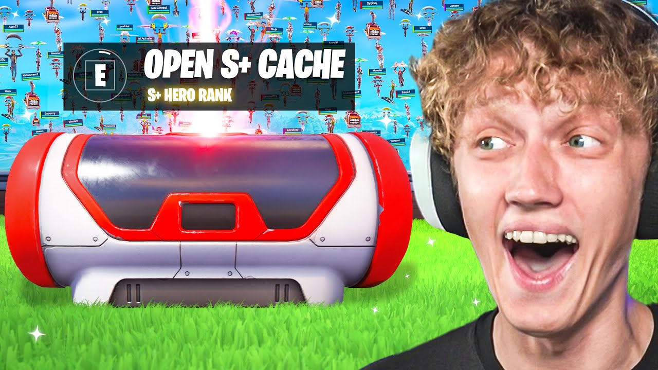 I Hosted a HERO CACHE Only Tournament In Fortnite! - YouTube