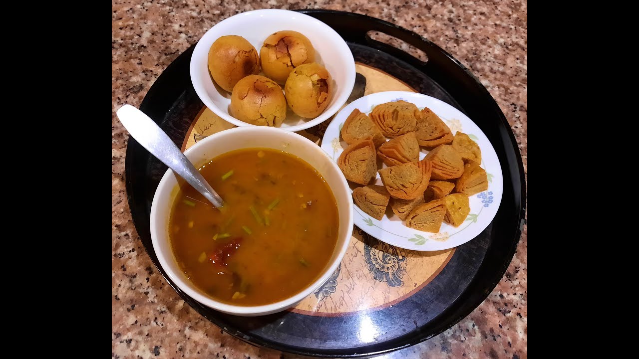 Khandeshi Bafla batti//Rodge Varan//वरण बट्टी//Dal Bati Authentic ...