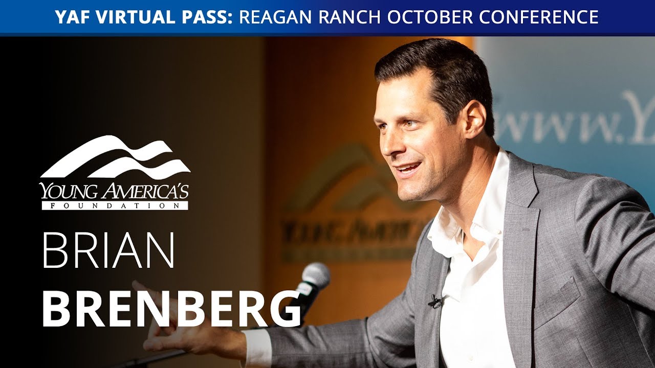 Entrepreneurs Aren’t Bank Robbers | Brian Brenberg LIVE at Reagan Ranch ...