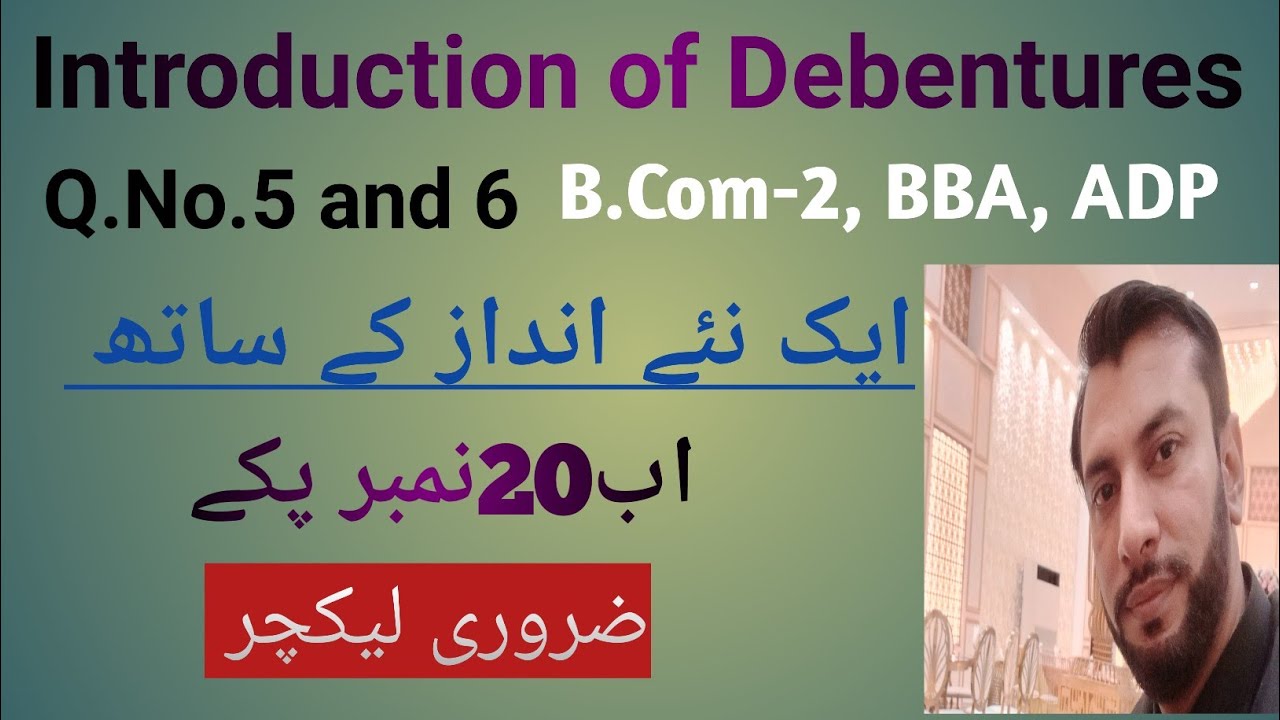 Introduction to Debentures Q.No.5,6|Debentures entries|Redemption ...