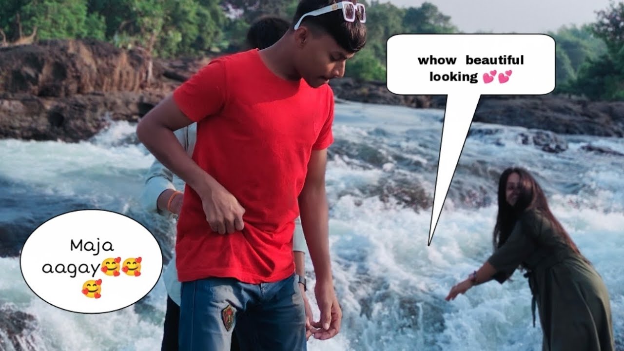 cute girl mile river pay 🥰💕 #vir#vikash#vlogs#virlvideo #manjhivlog# ...