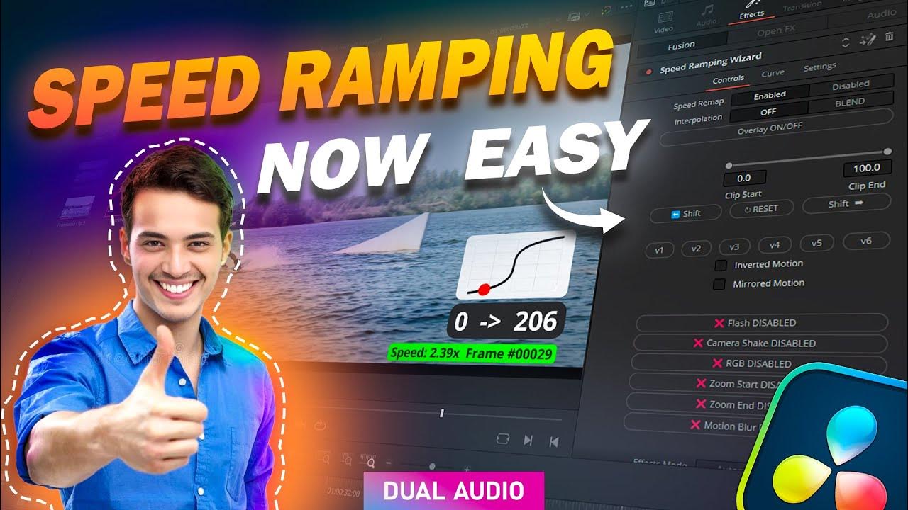 How to Get Smooth Speed Ramps in DaVinci Resolve – Must Have Plugin! - YouTube