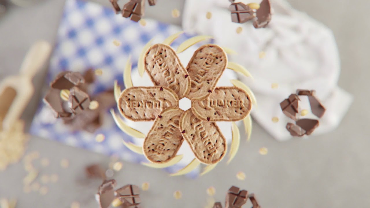 Quaker Chocolate Good Start Biscuits - YouTube