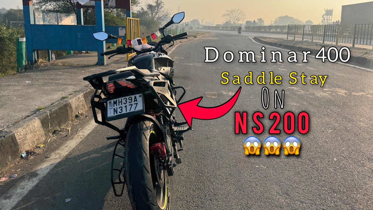 Dominar 400 Saddle Stay Installed on NS200 😱 | Touring Setup Upgrade # ...
