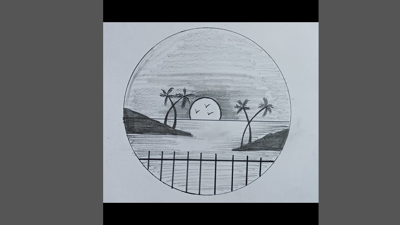 circle drawing with pencil// easy circle drawing - YouTube