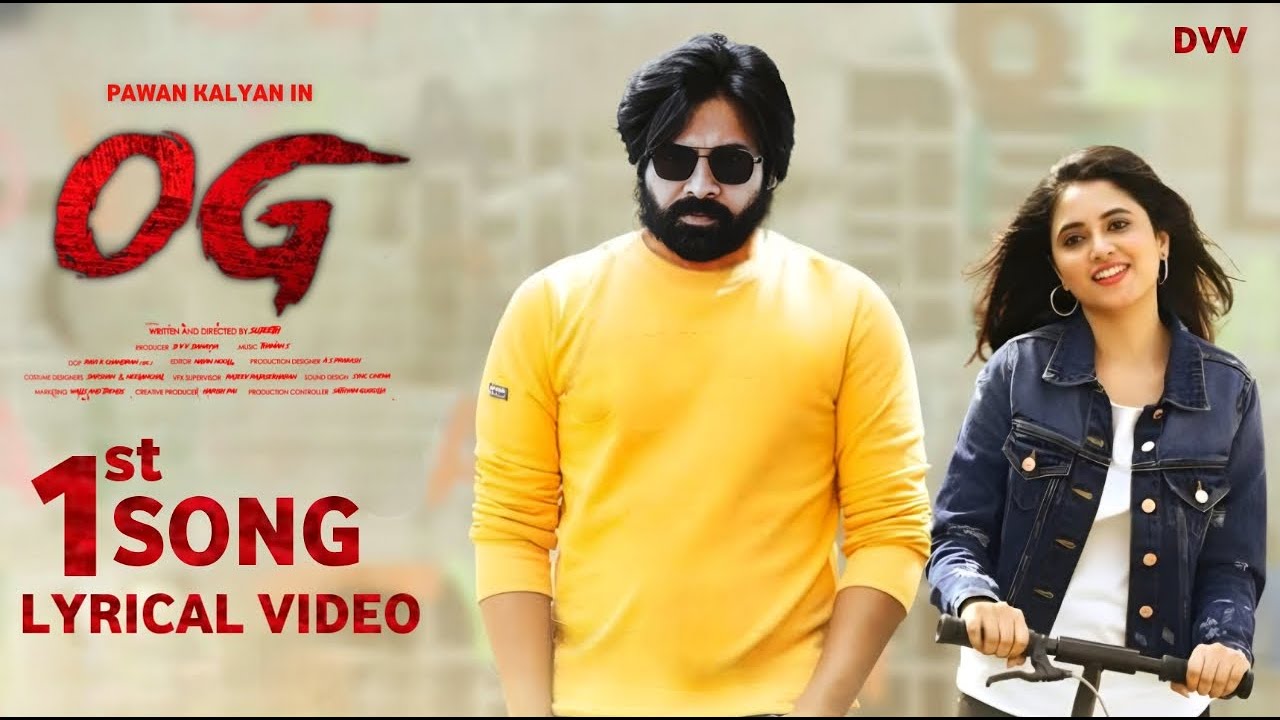 OG 1st Song Lyrical Video | Pawan Kalyan ,priyank Mohan , Thaman ...