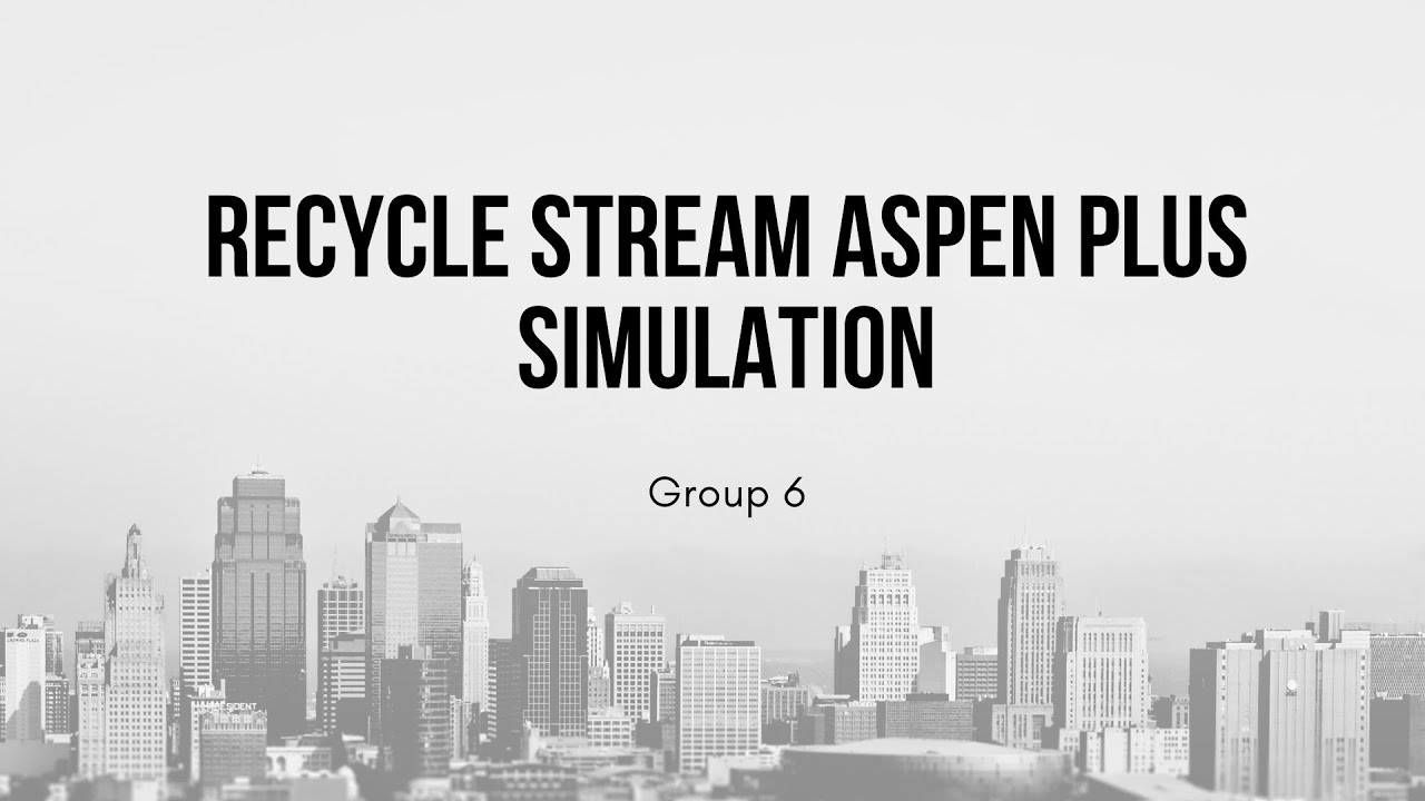 Recycle Stream in Aspen Plus Simulation - YouTube