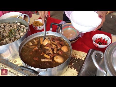 Khmer Lunch - Only $5 | Amazing Street Food CAMBODIA | EXOTIC food tour ...